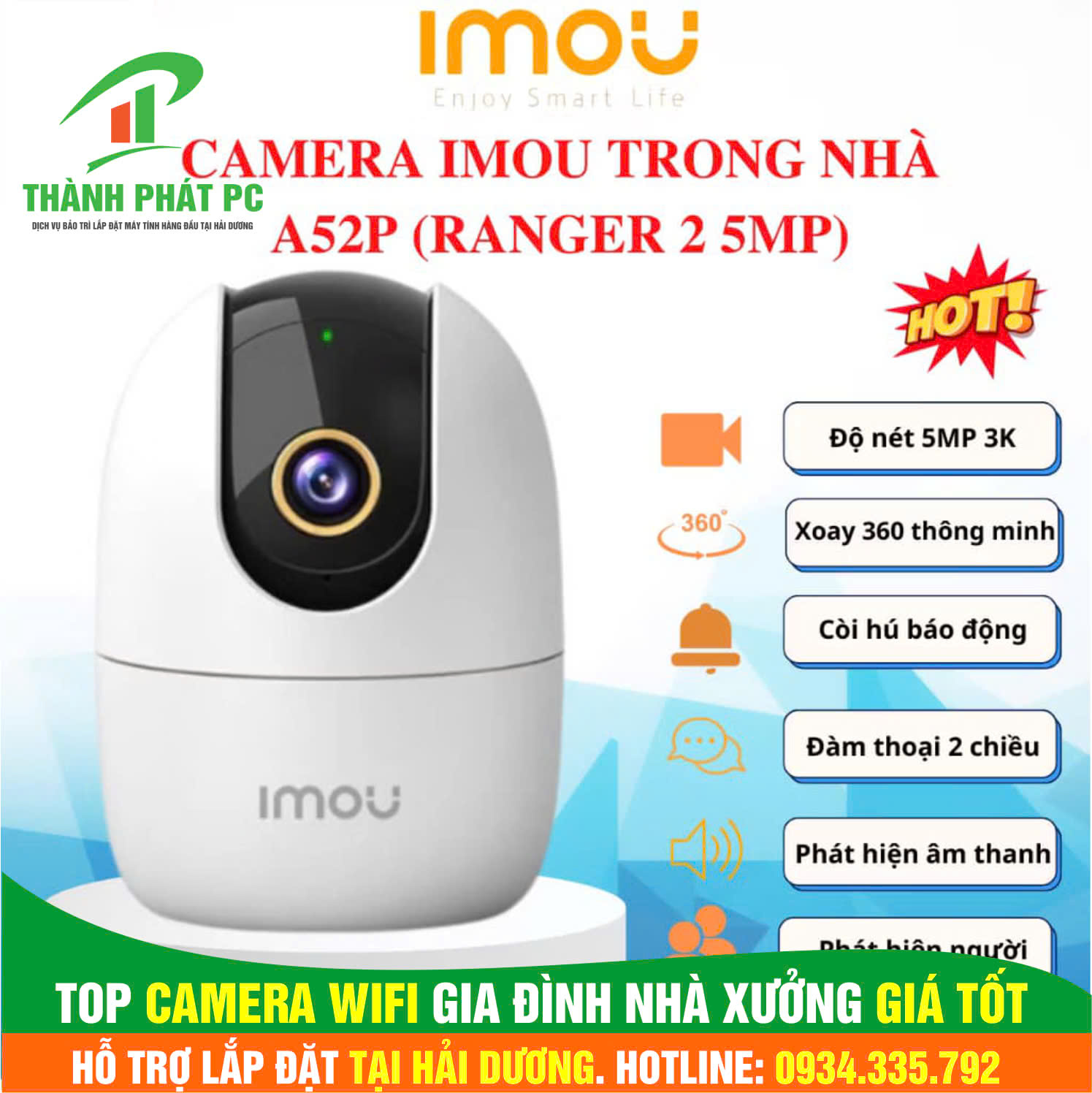 Top Camera Wifi Giá Rẻ Tốt Nhất Cho Gia Đình - ThanhPhat PC