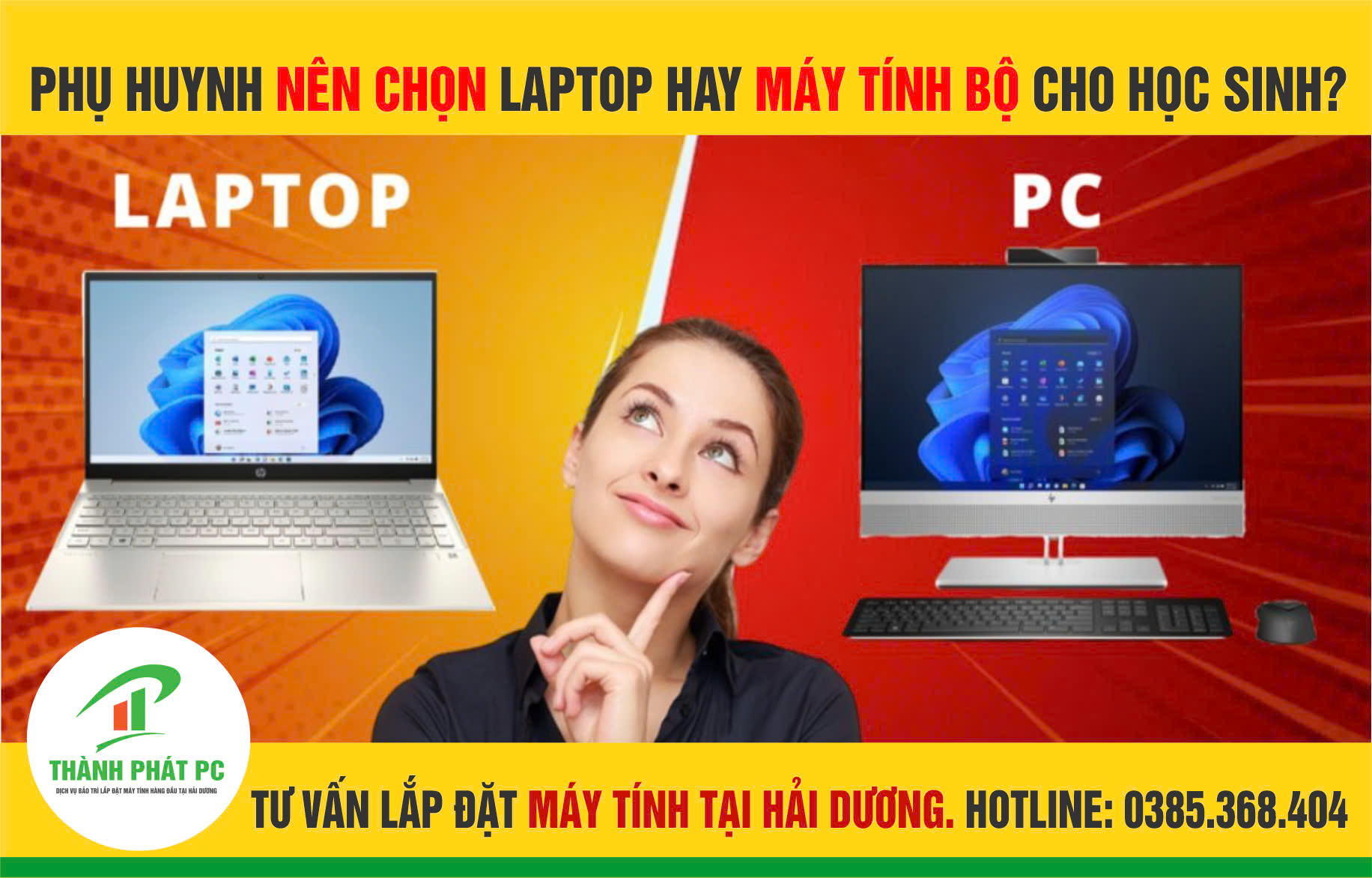 Phụ Huynh Nên Mua Laptop Hay PC Cho Học Sinh? - ThanhPhat PC
